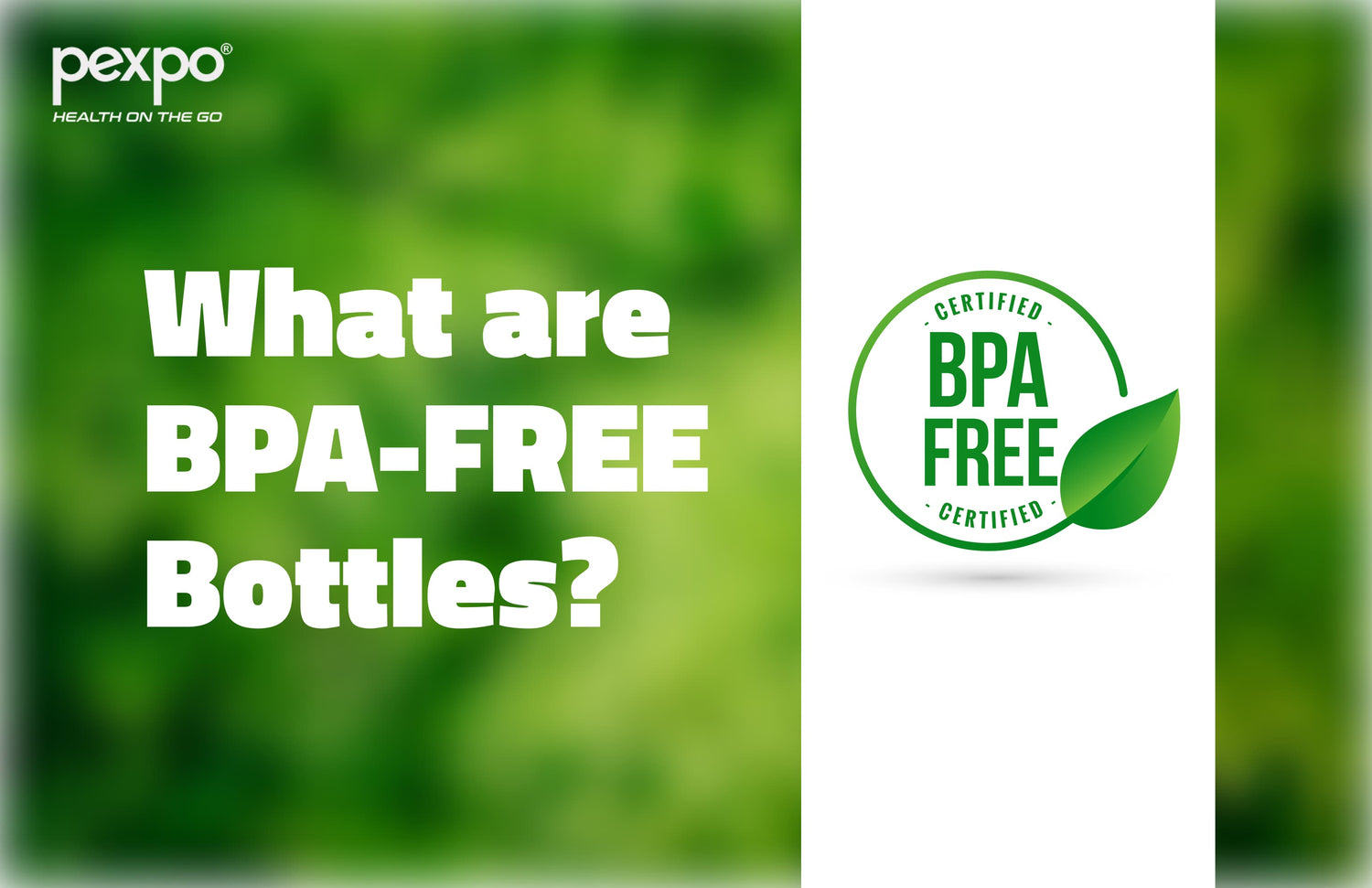 What Are BPA-Free Bottles & Why Should You Prefer Them? – pexpo