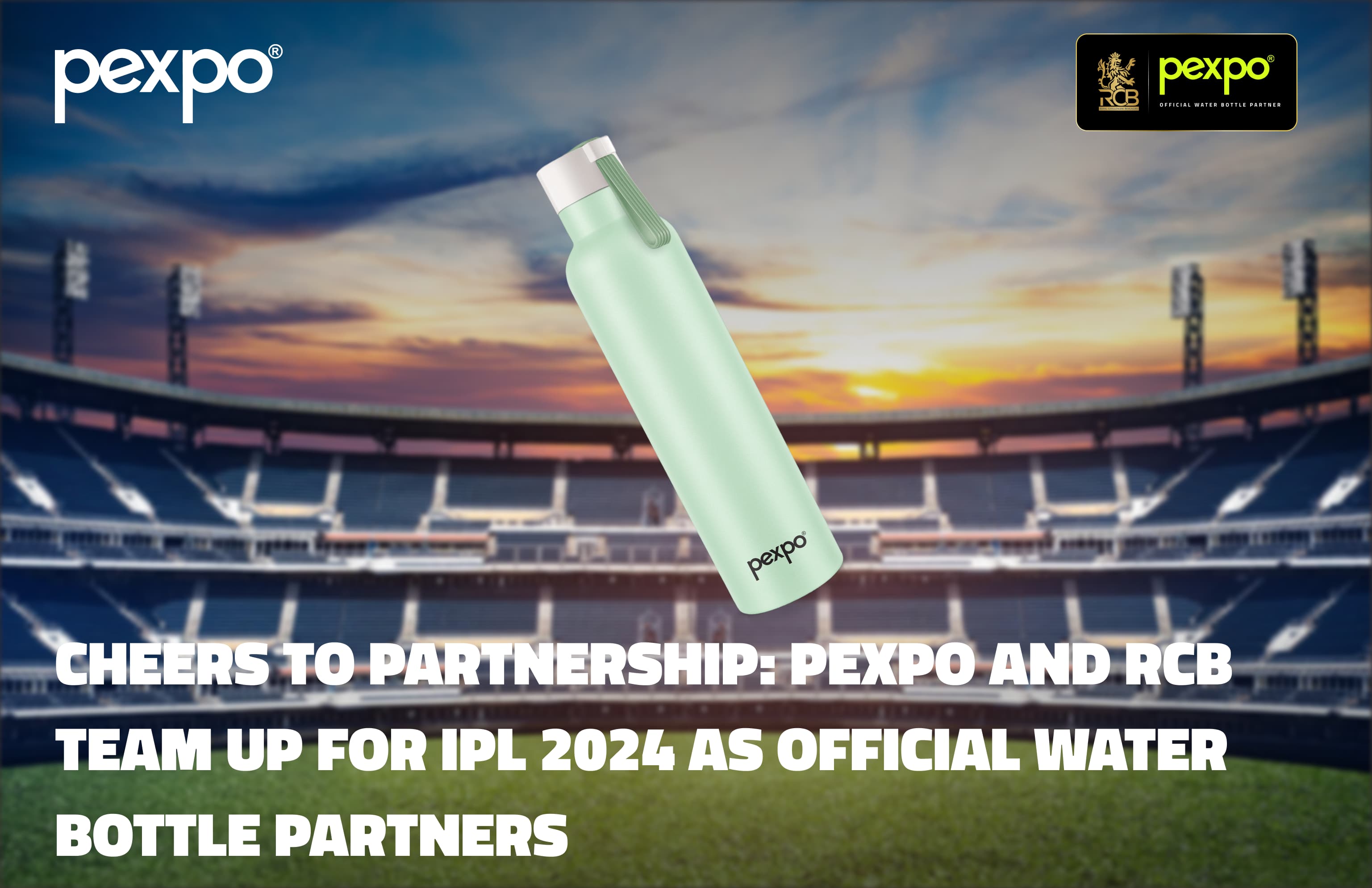Pexpo and RCB Join Forces as Official Water Bottle Partners for IPL ...