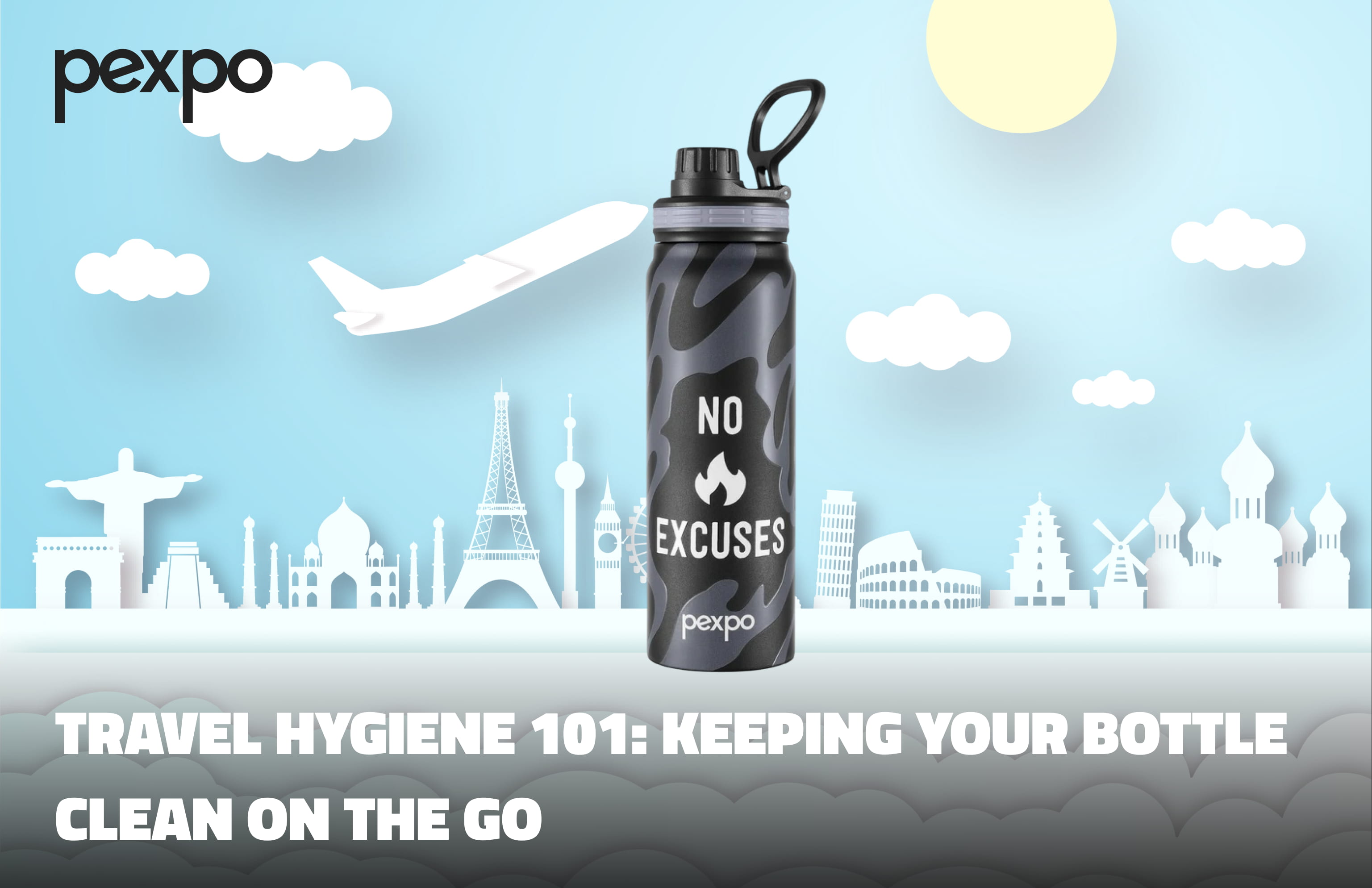 Travel Hygiene 101: Keeping Your Bottle Clean on the Go – pexpo